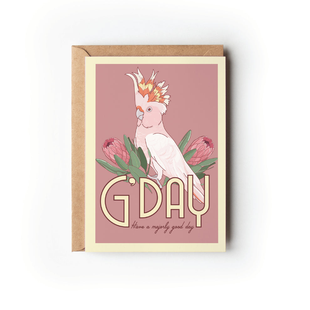MAJOR MITCHELL CARD – Little Green Mini Creative
